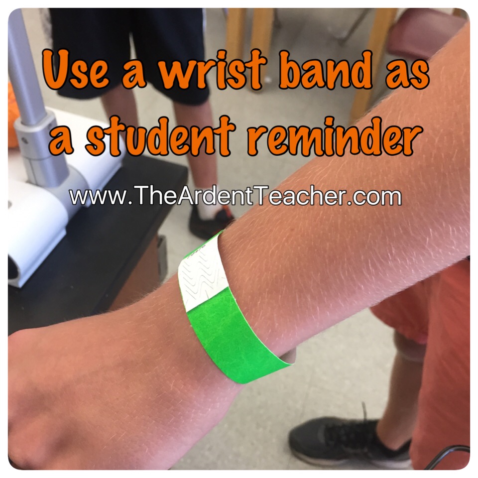 Easy Student Reminder! | The Ardent Teacher