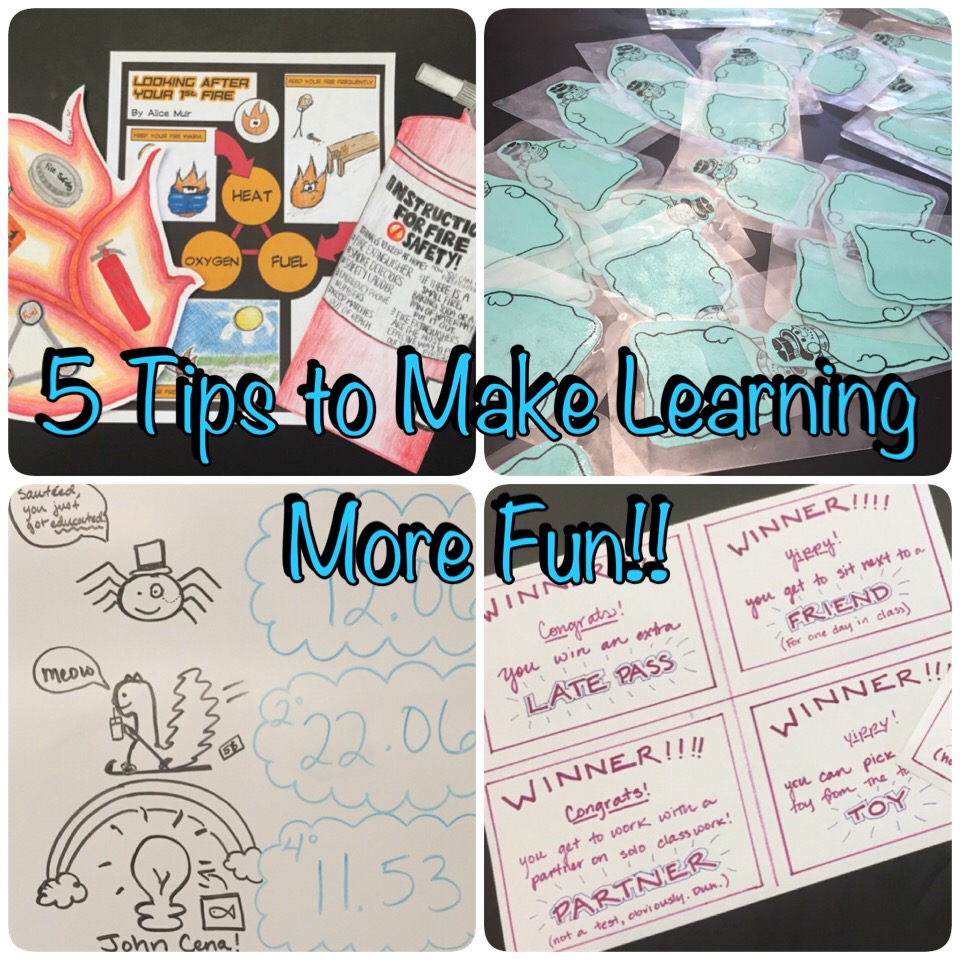 5 Tips to Make Learning More FUN! | The Ardent Teacher